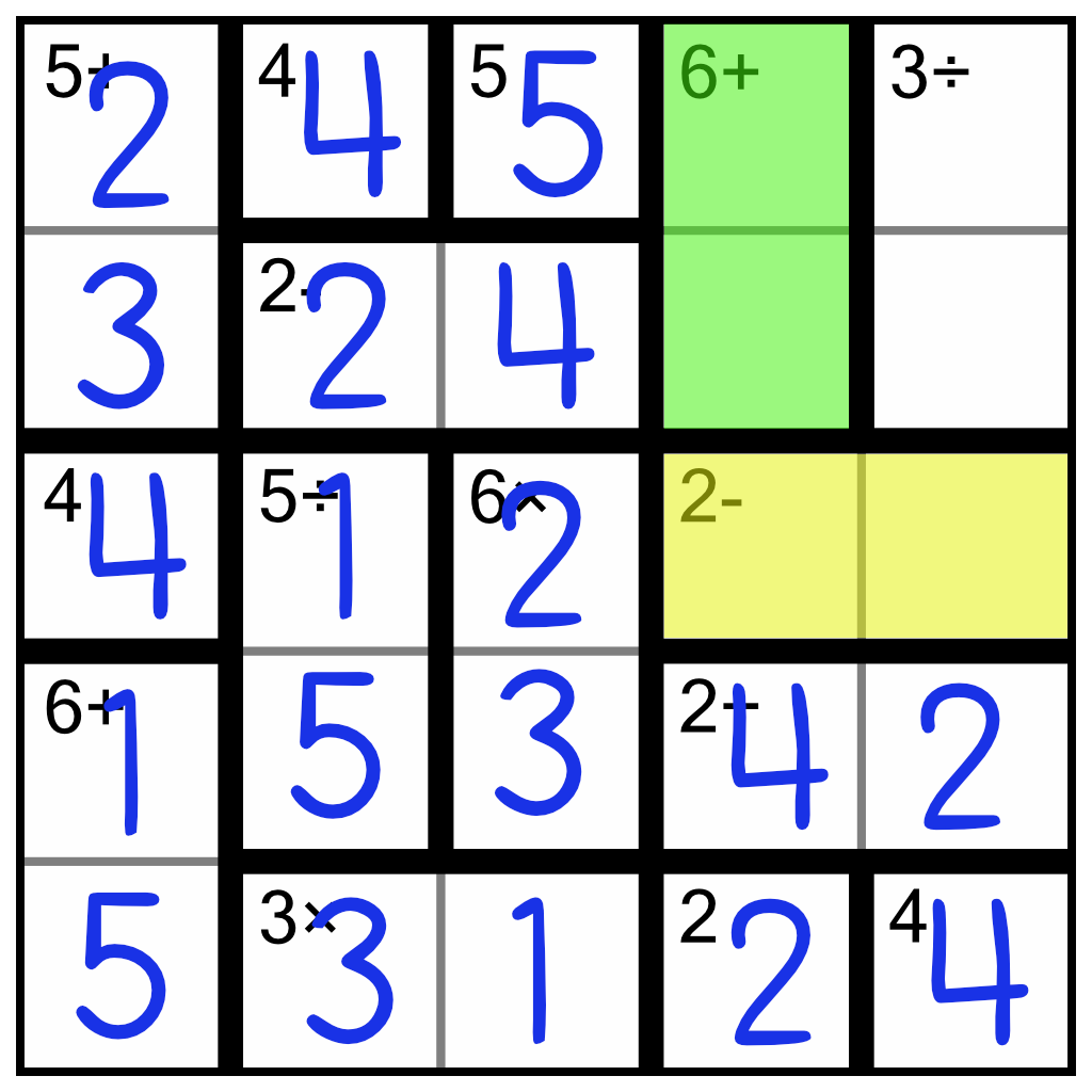 Calcudoku Puzzle Genius