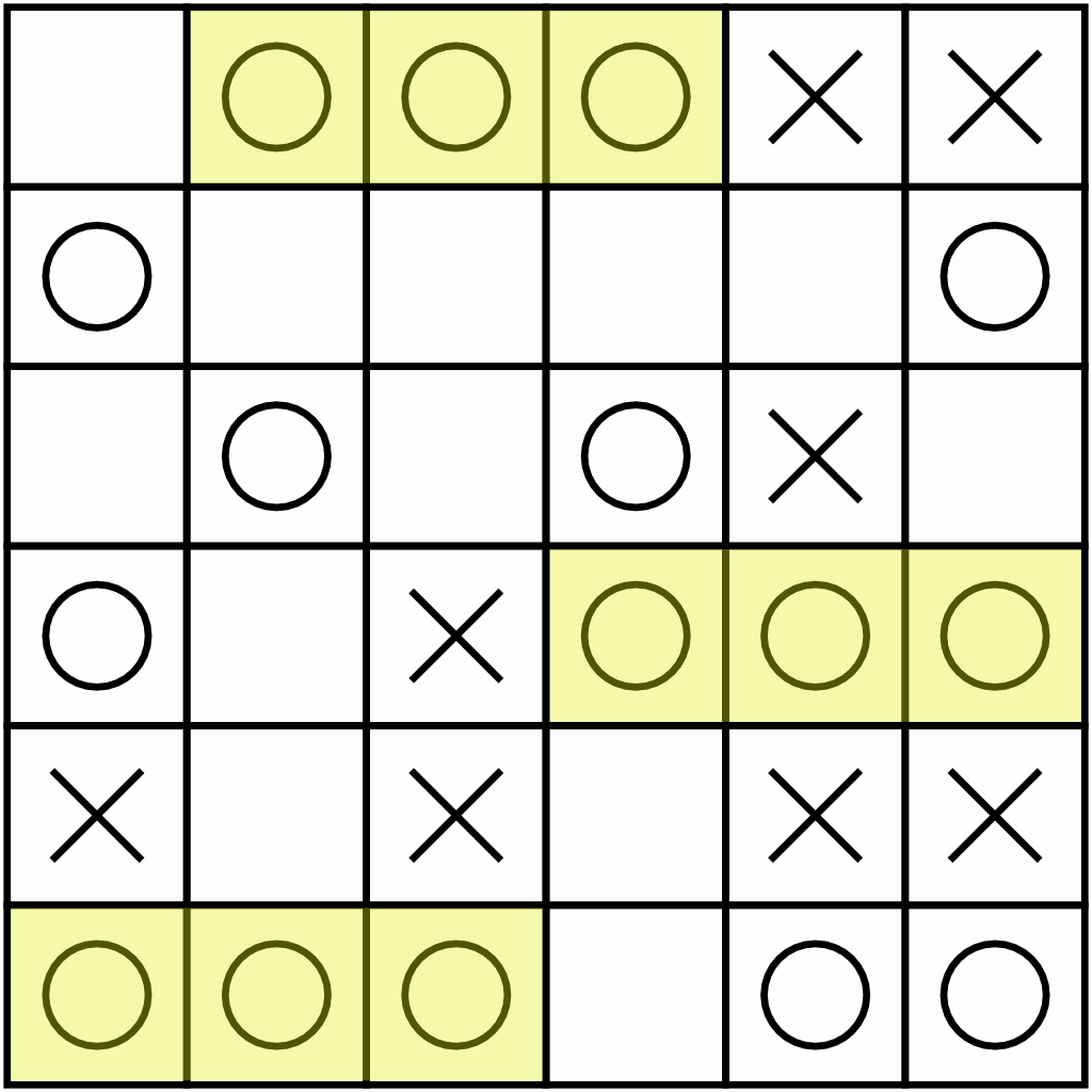 No Four in a Row - Puzzle Genius