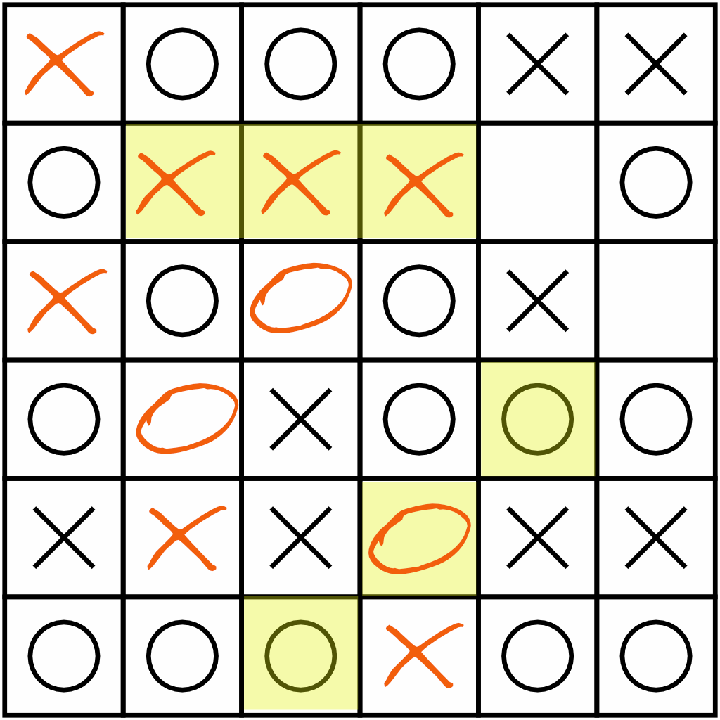 No Four in a Row - Puzzle Genius