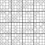 16x16 Sudoku - Puzzle Genius