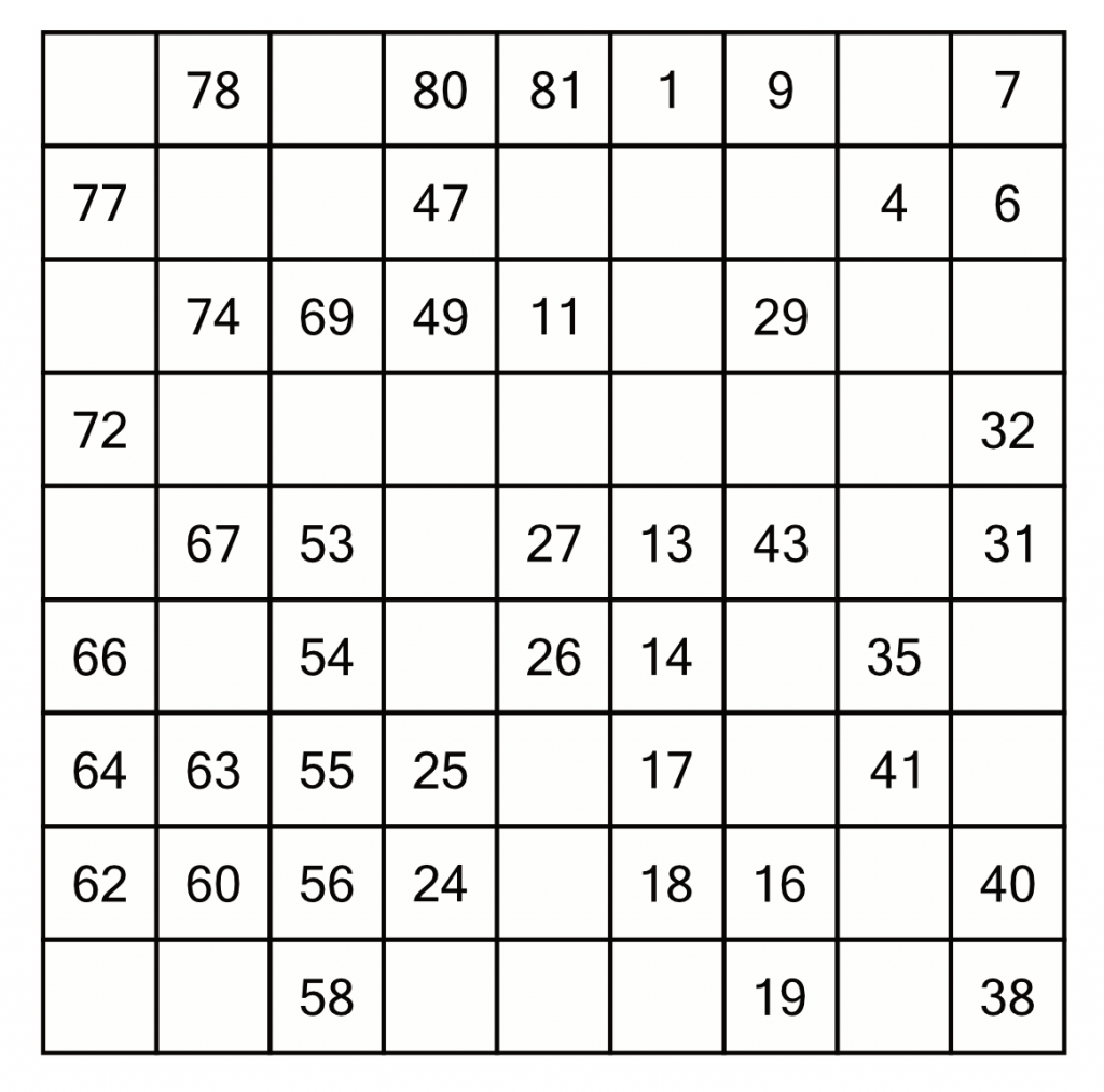 Hidato - Puzzle Genius